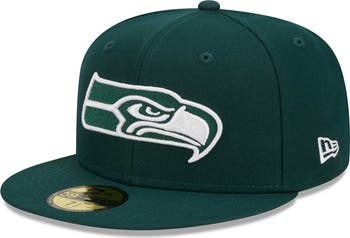 New Era Men's New Era Green Seattle Seahawks Main 59FIFTY Fitted Hat ...