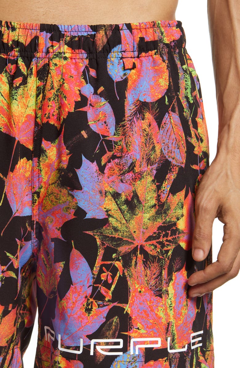 PURPLE BRAND Hyper Camo Print Swim Trunks | Nordstromrack