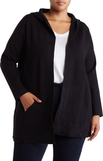 CYRUS Hooded Open Front Pocket Cardigan | Nordstromrack