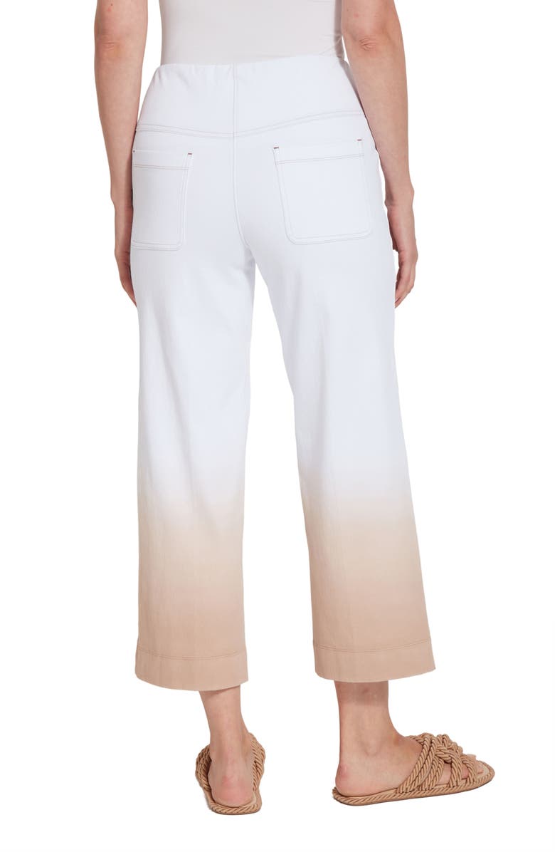 Lysse Dip Dye Ombré Crop Wide Leg Pants | Nordstromrack