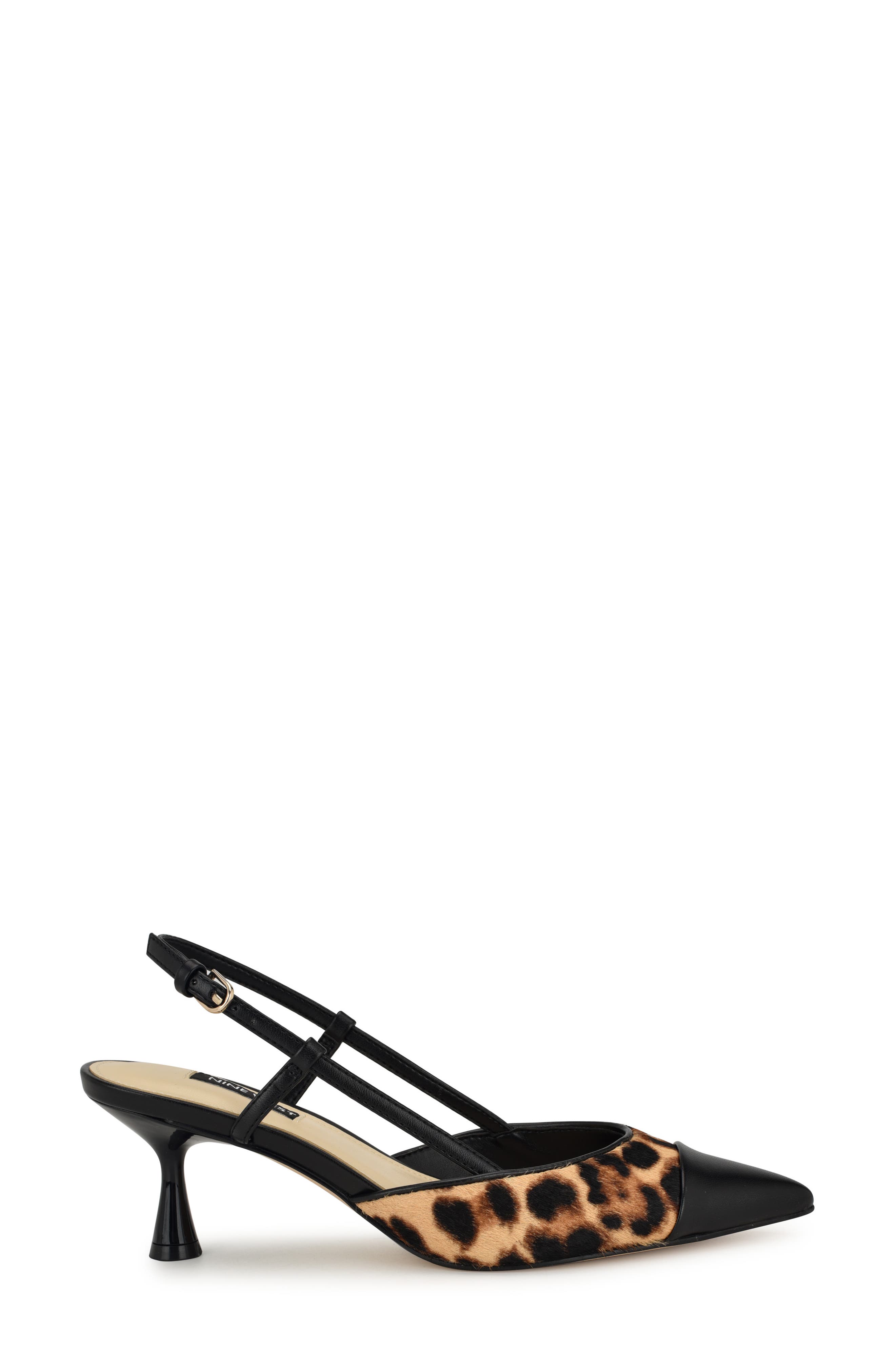 Nine West Rizzy Genuine Calf Hair Slingback Pump (Women) | Nordstrom