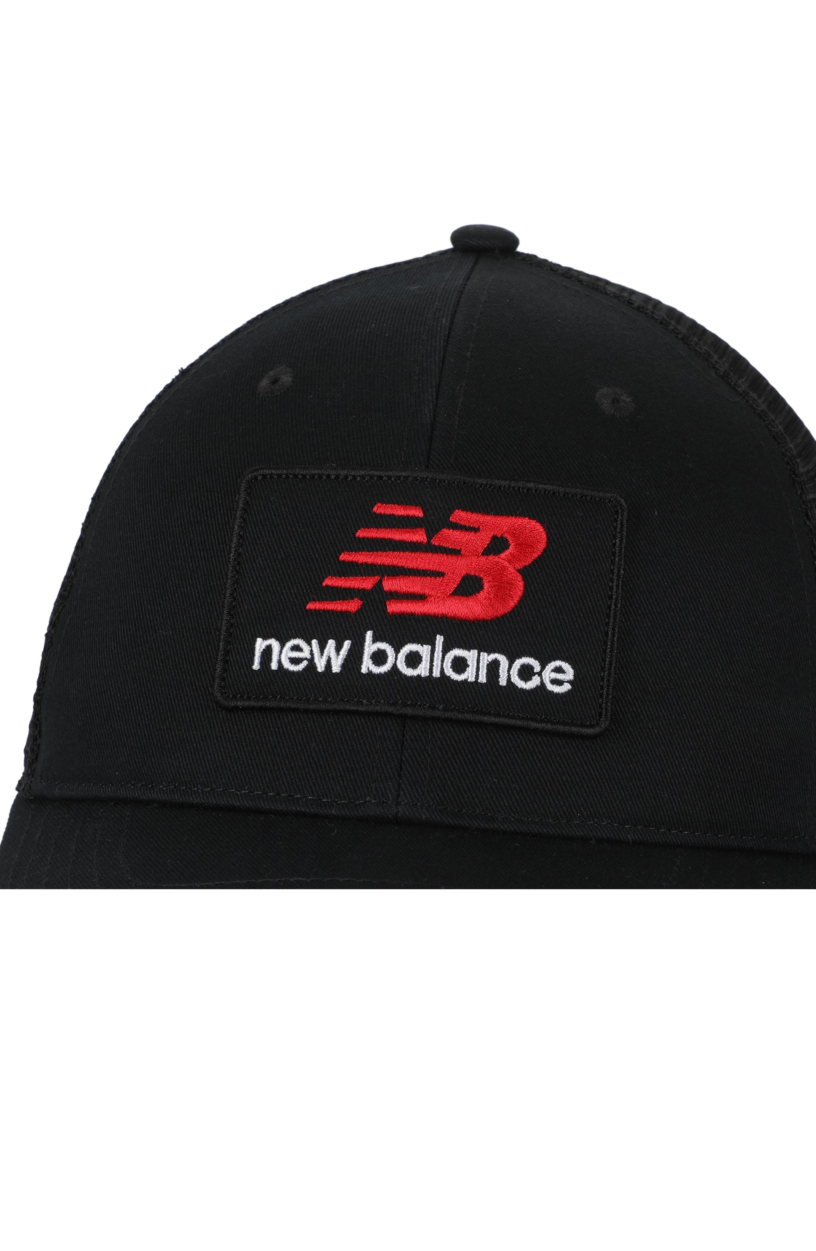 New Balance NB Stacked Patch Logo Trucker Hat | Nordstromrack