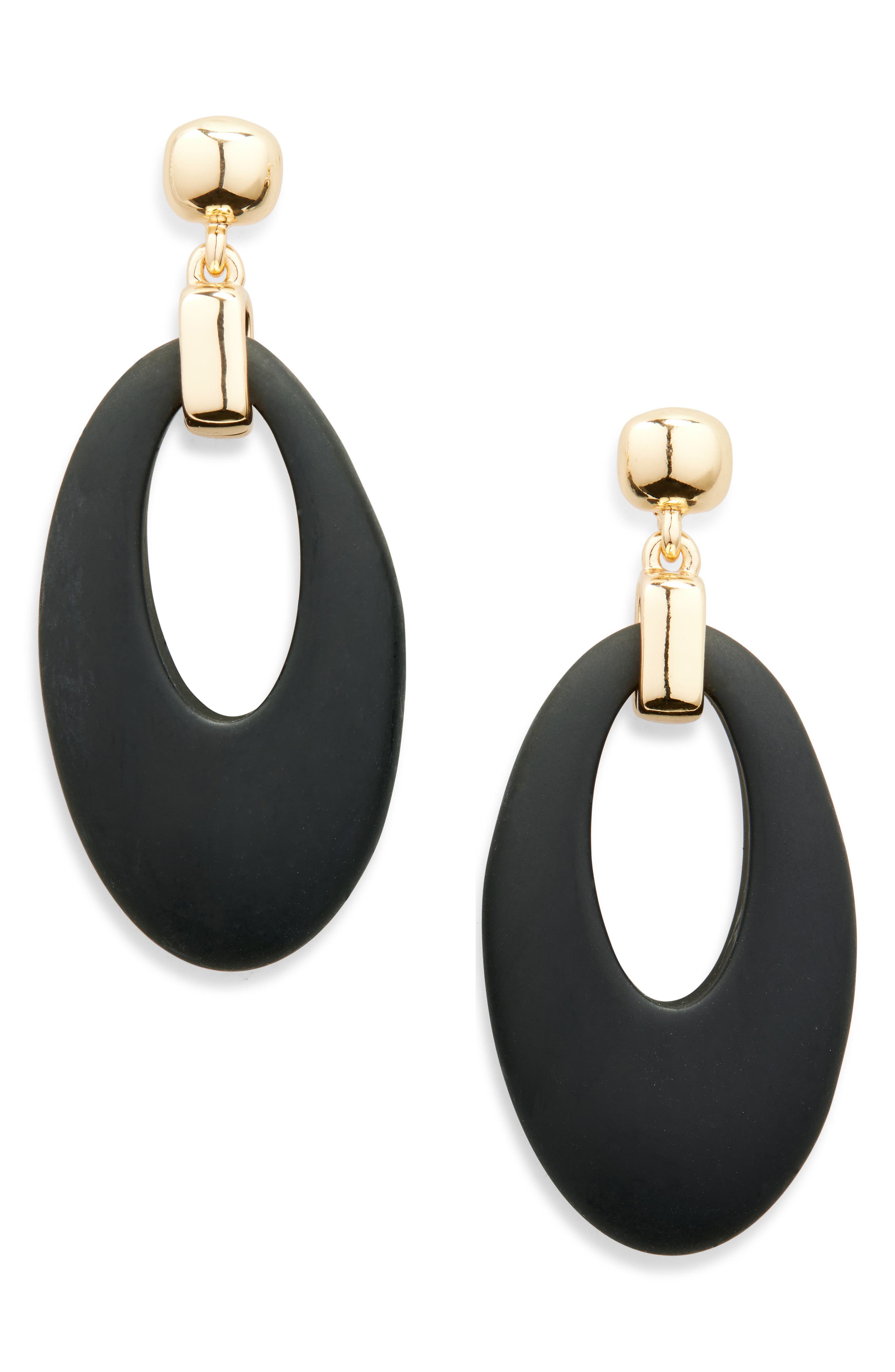 NORDSTROM RACK Frosted Resin Oval Drop Earrings | Nordstromrack