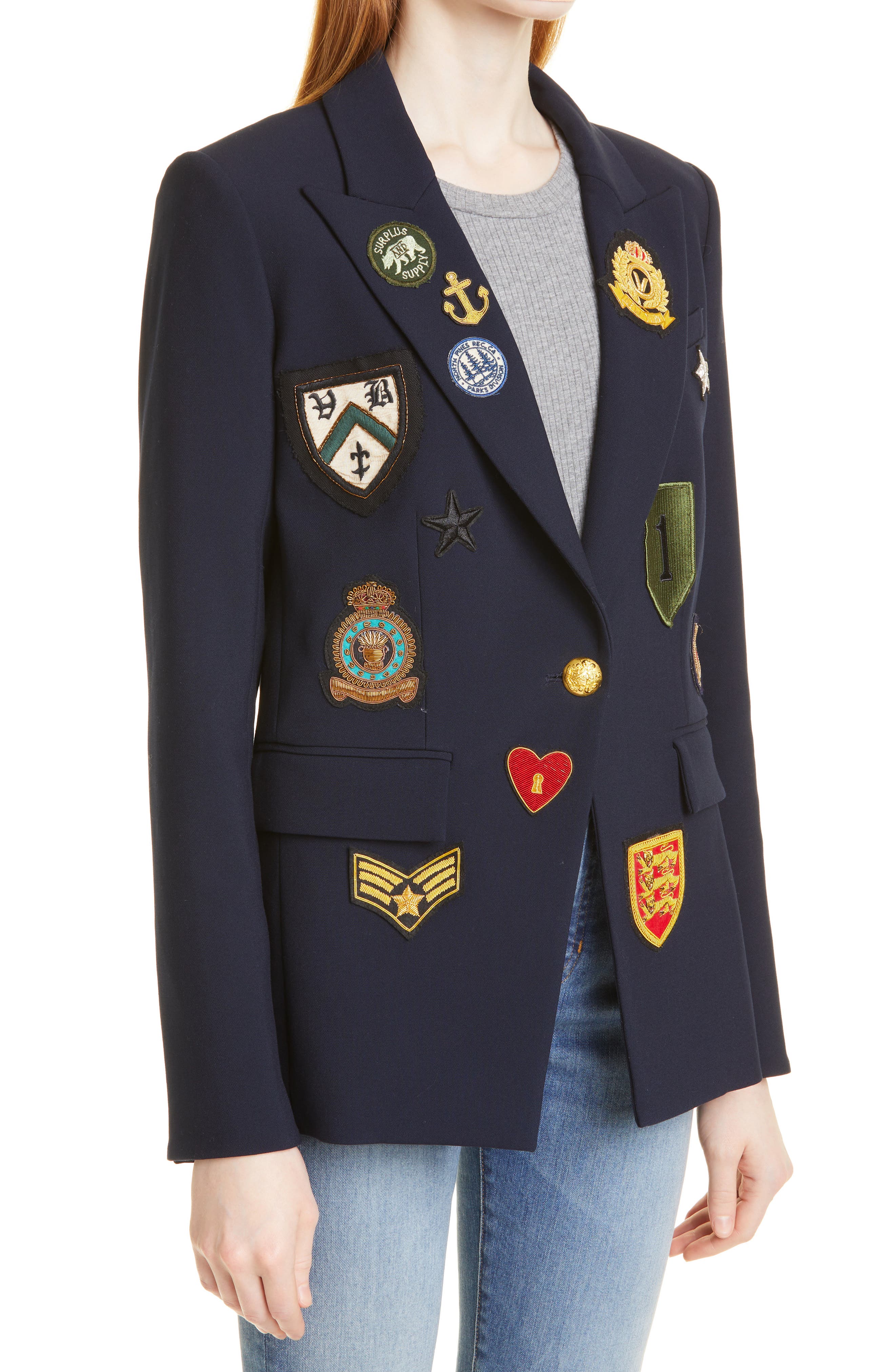 Veronica Beard Merlin Patch Dickey Jacket | Nordstrom