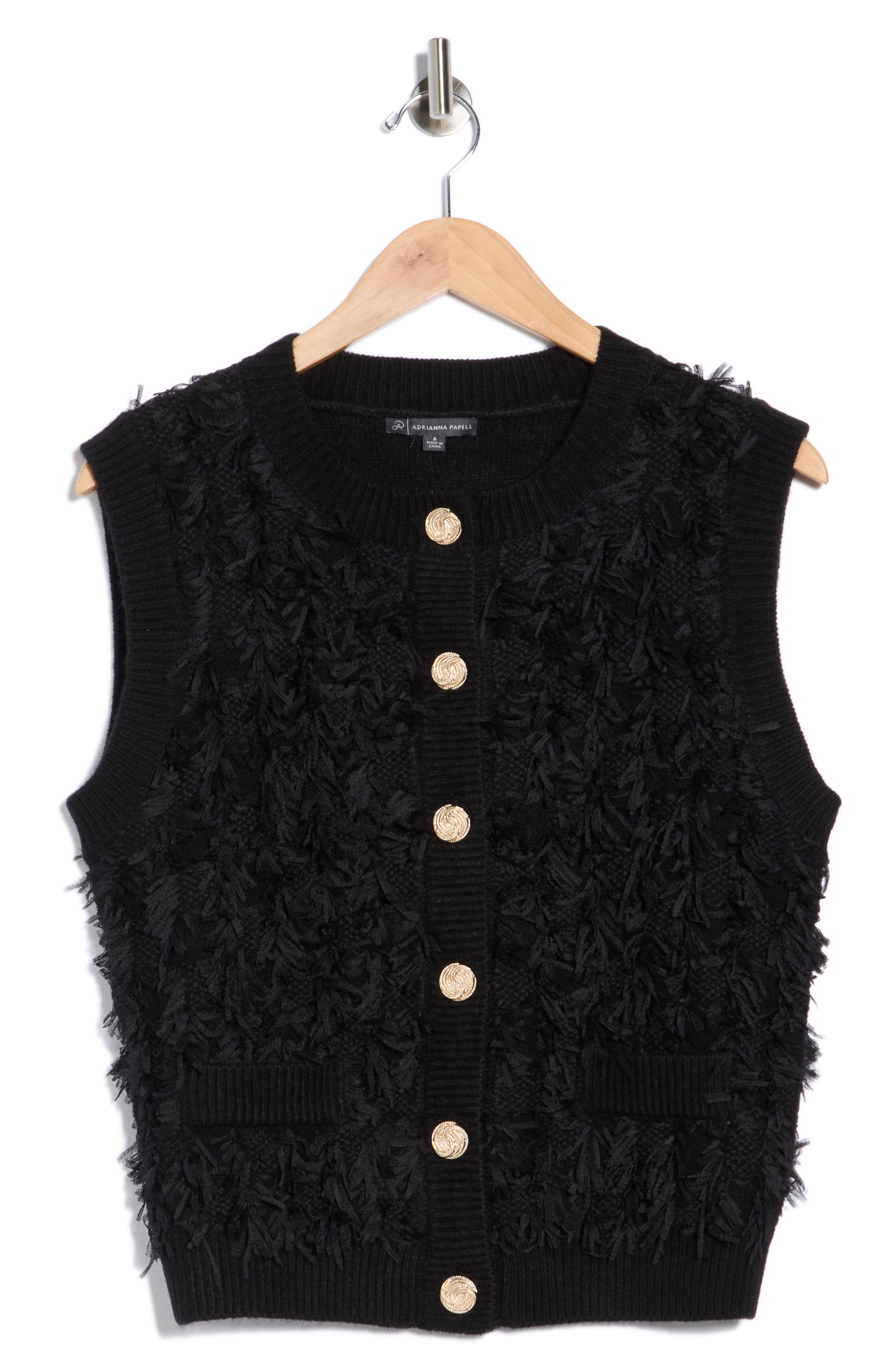 Adrianna Papell Textured Sweater Vest | Nordstromrack