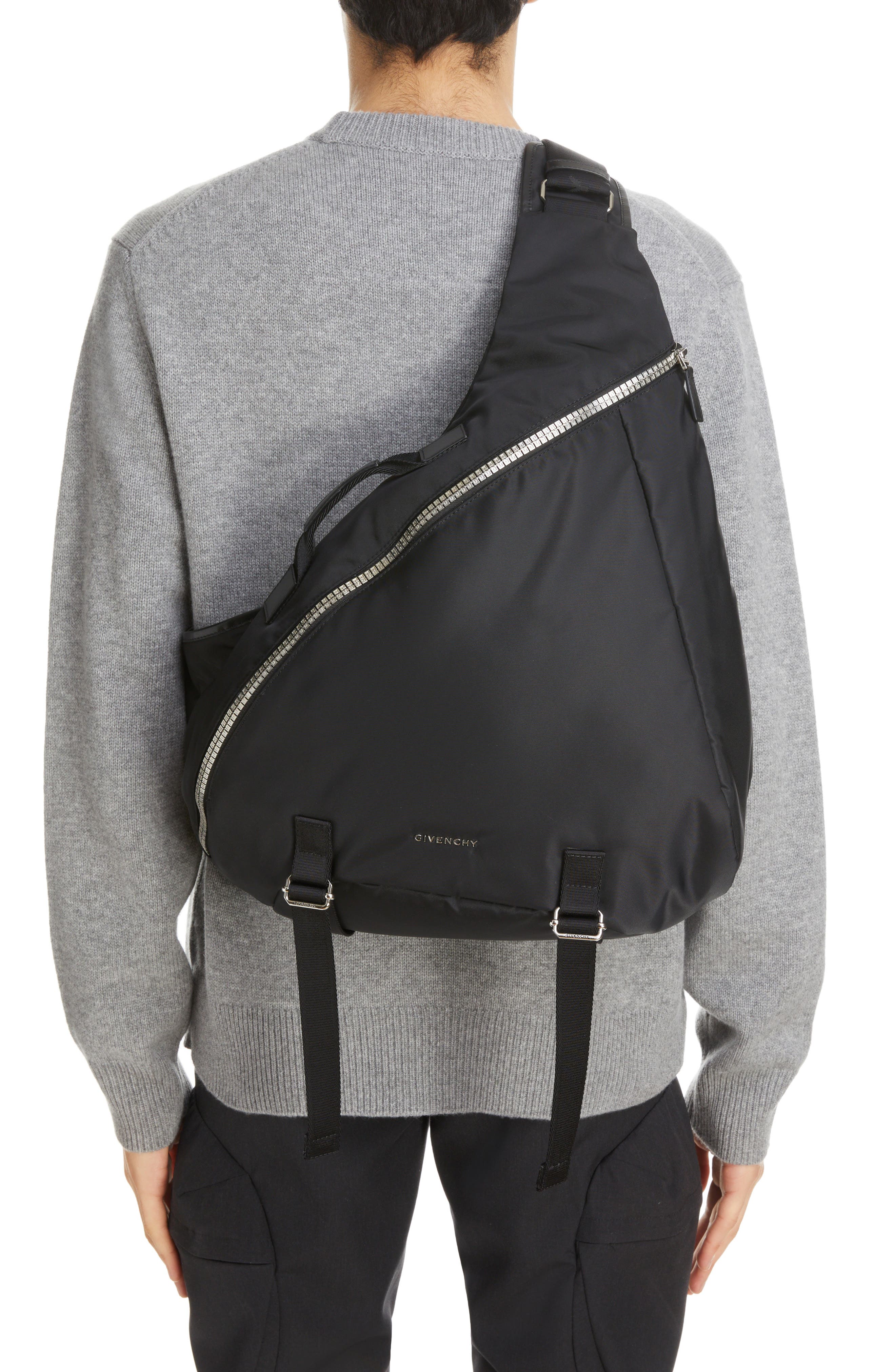 Givenchy Large G-Zip Triangle Sling Backpack | Nordstrom