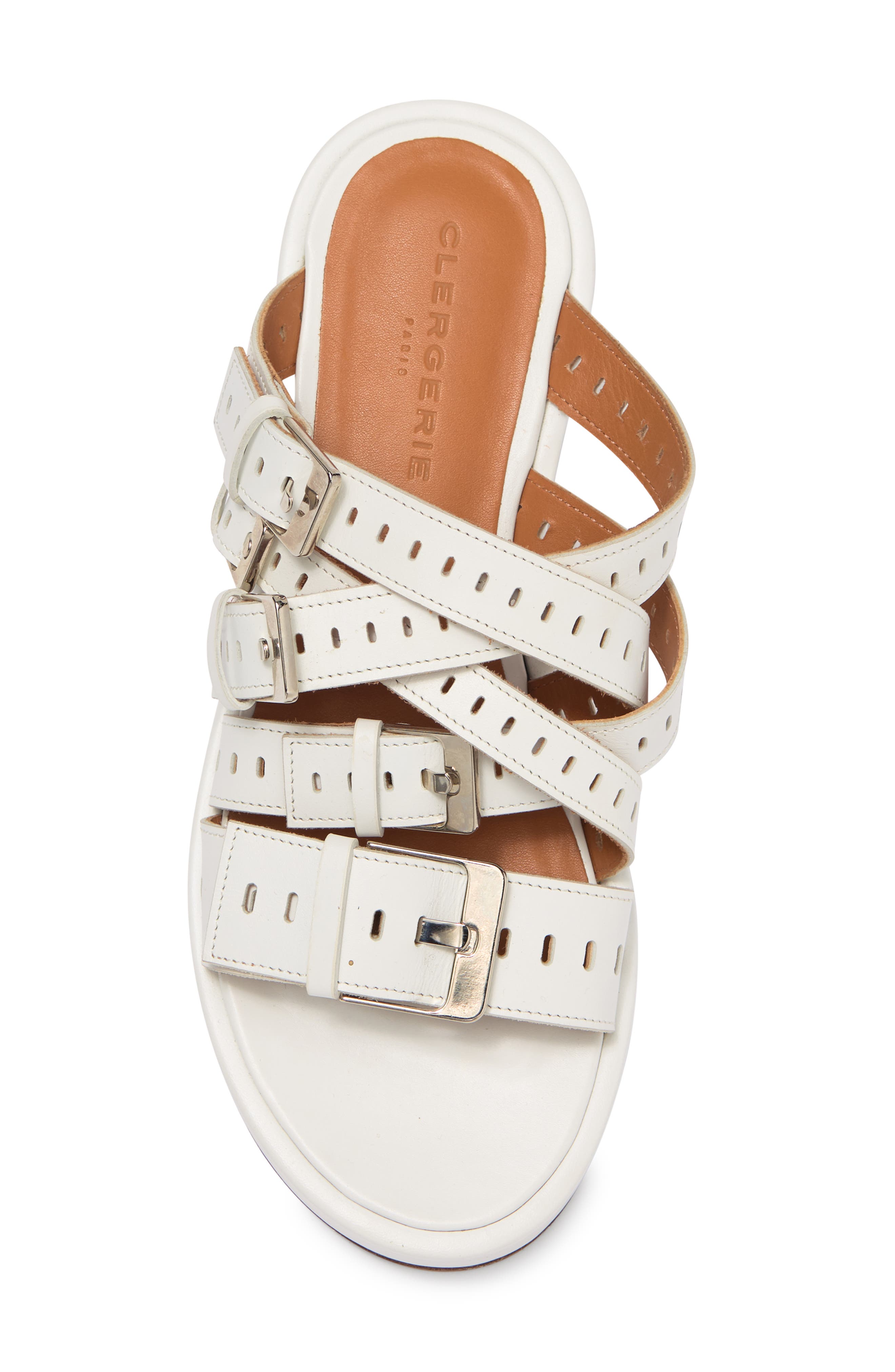 Robert Clergerie Fantom Buckled Strap Slide Sandal | Nordstromrack