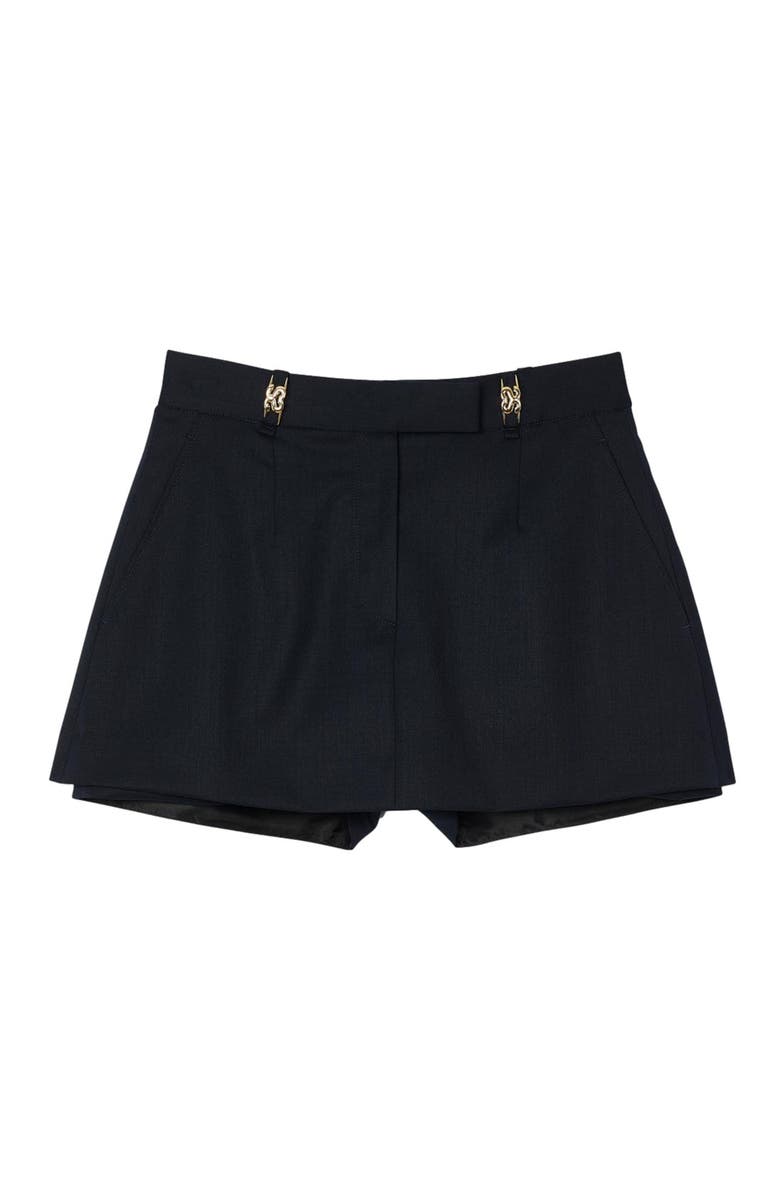 SANDRO Skort with decorative belt loops | Nordstrom