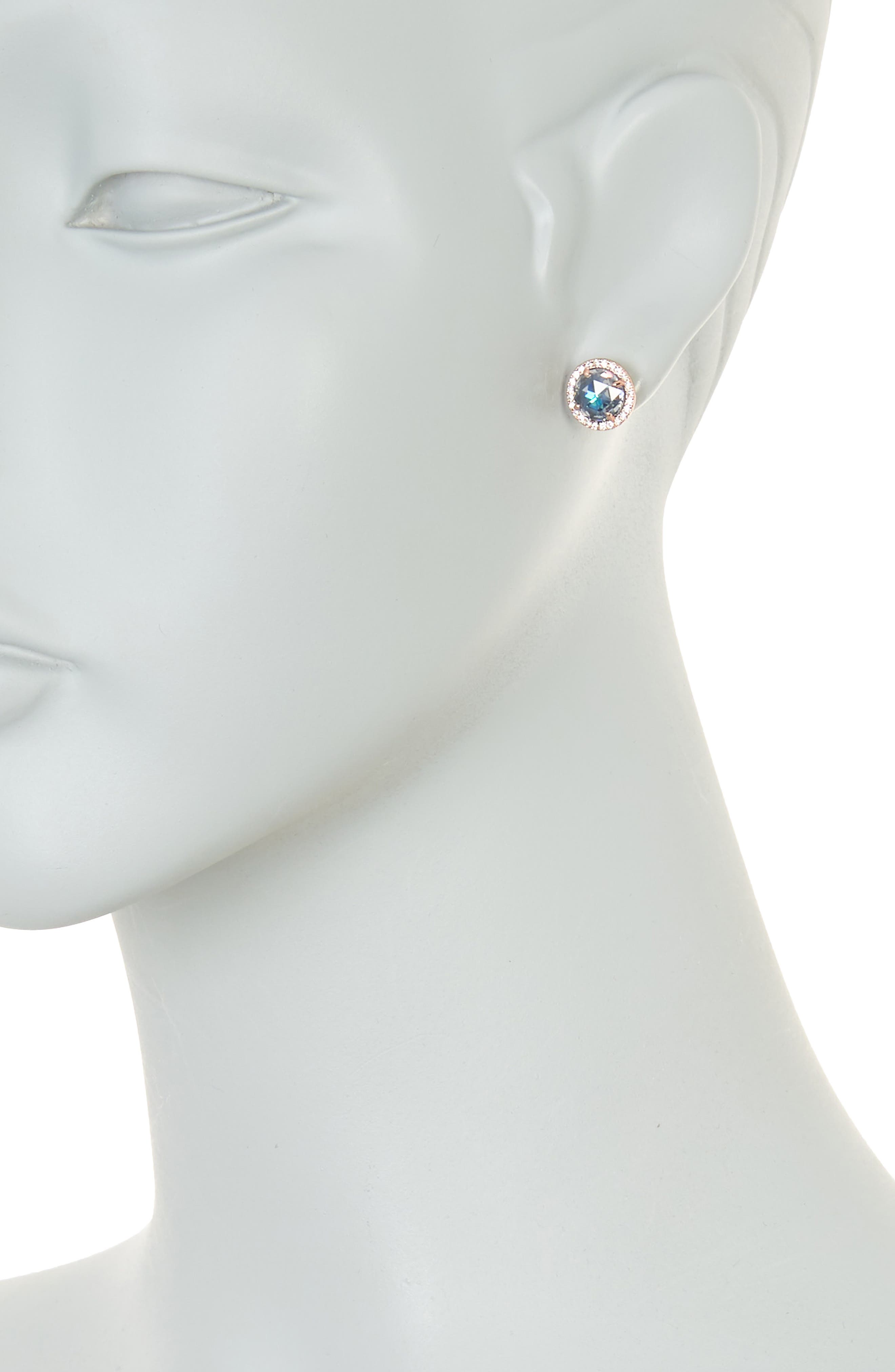 Kate Spade New York bright ideas cz halo round stud earrings ...