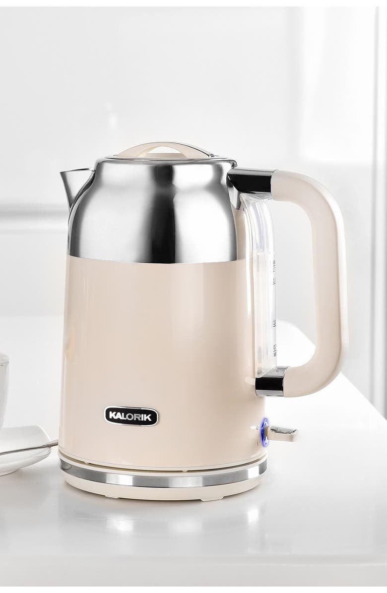 KALORIK 1.7 Liter Retro Electric Kettle - Cream | Nordstromrack