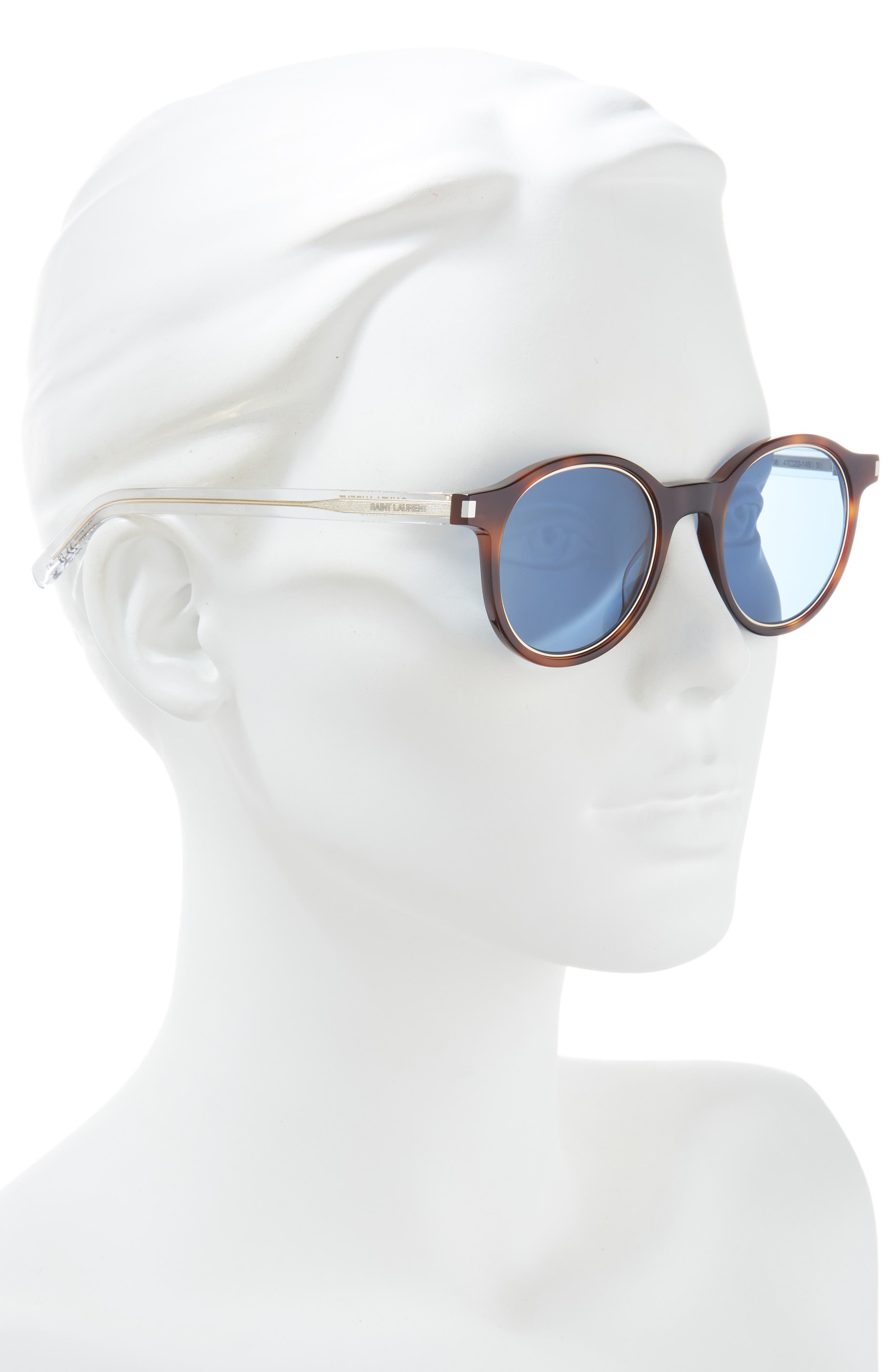 Saint Laurent 47mm Round Sunglasses | Nordstromrack