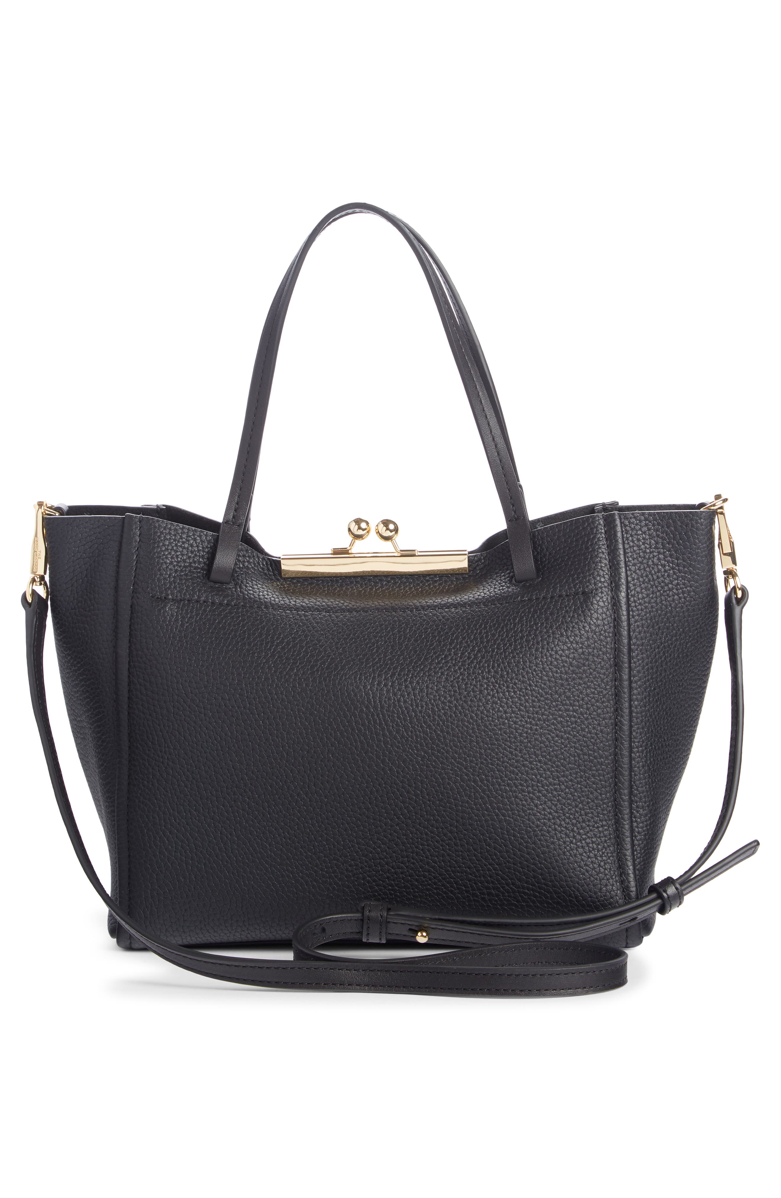 The Marc Jacobs The Kiss Lock Leather Tote | Nordstromrack