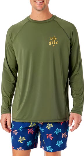 LIFE IS GOOD Raglan Sleeve Rashguard | Nordstromrack