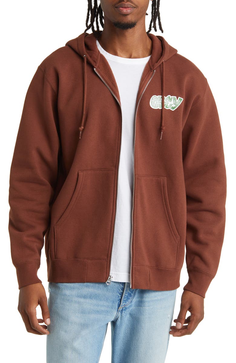 Obey City Watch Dog Graphic Zip Hoodie | Nordstromrack