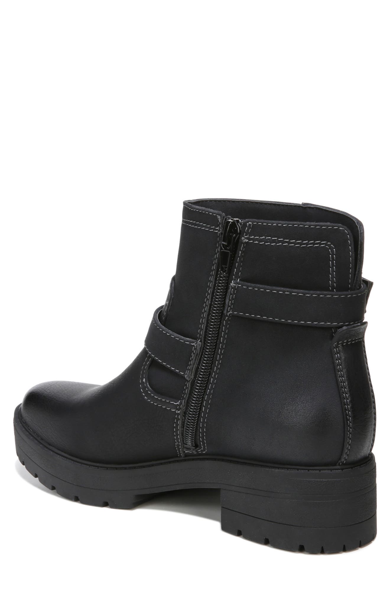 SOUL NATURALIZER North Buckled Lug Sole Moto Boot (Women) | Nordstromrack