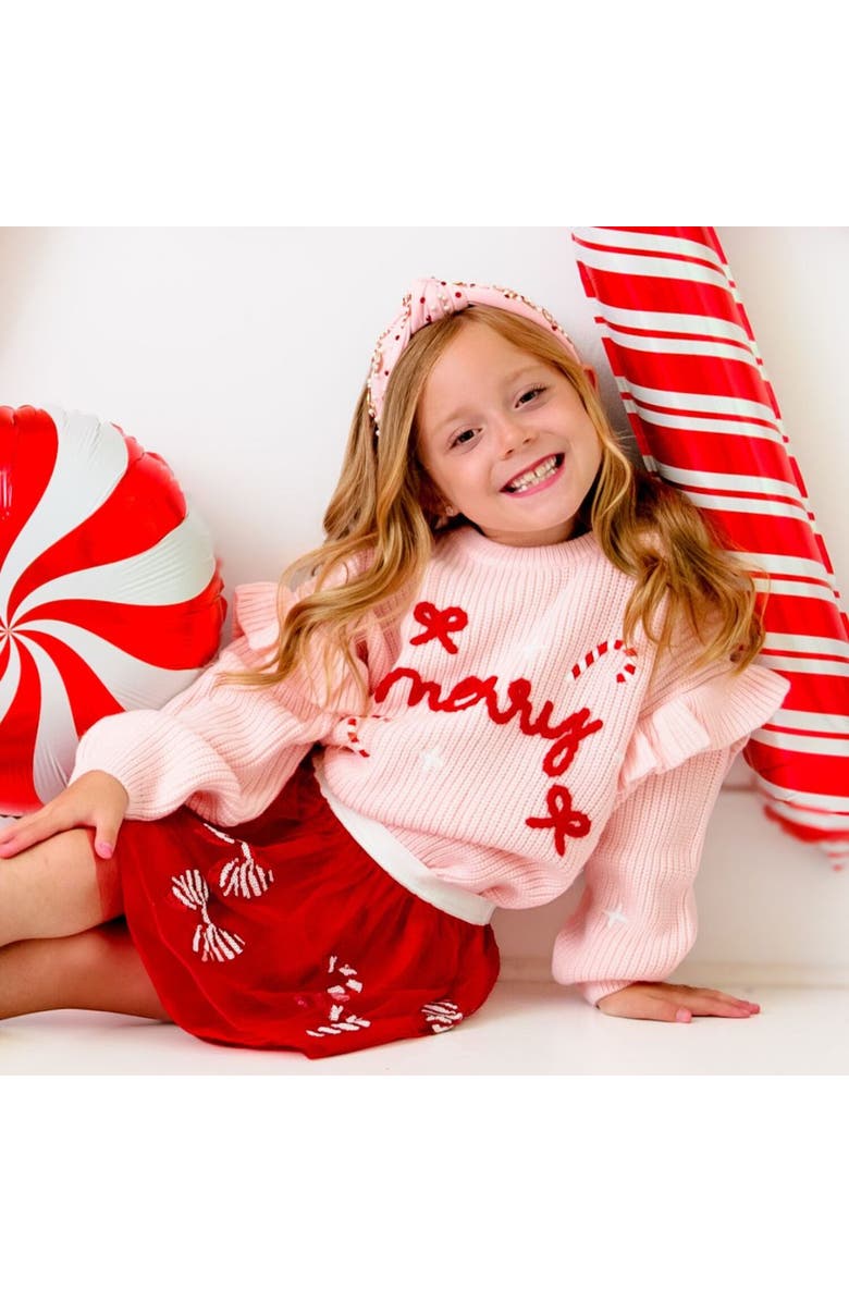 Sweet Wink Candy Cane Christmas Gemstone Headband | Nordstrom