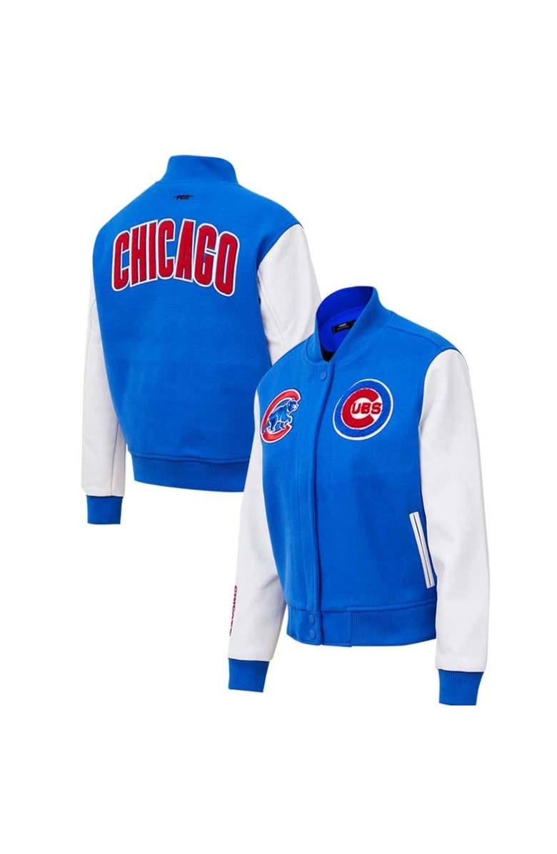 PRO STANDARD Women's Pro Standard Royal Chicago Cubs Wool Full-Zip ...