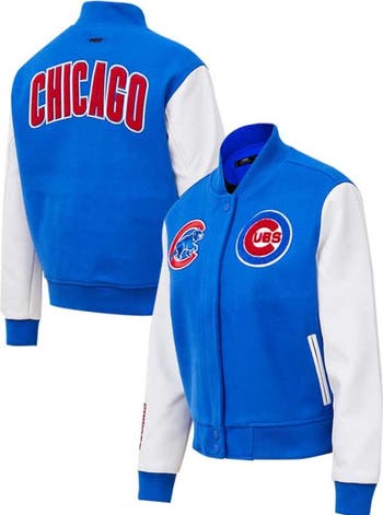 PRO STANDARD Women's Pro Standard Royal Chicago Cubs Wool Full-Zip ...