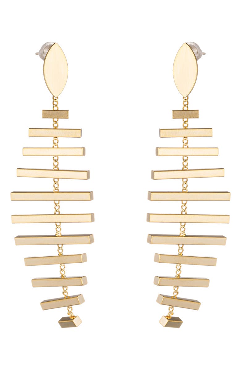 EYE CANDY LOS ANGELES Clara Golden Drop Earrings | Nordstromrack