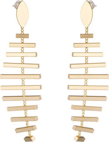 EYE CANDY LOS ANGELES Clara Golden Drop Earrings | Nordstromrack