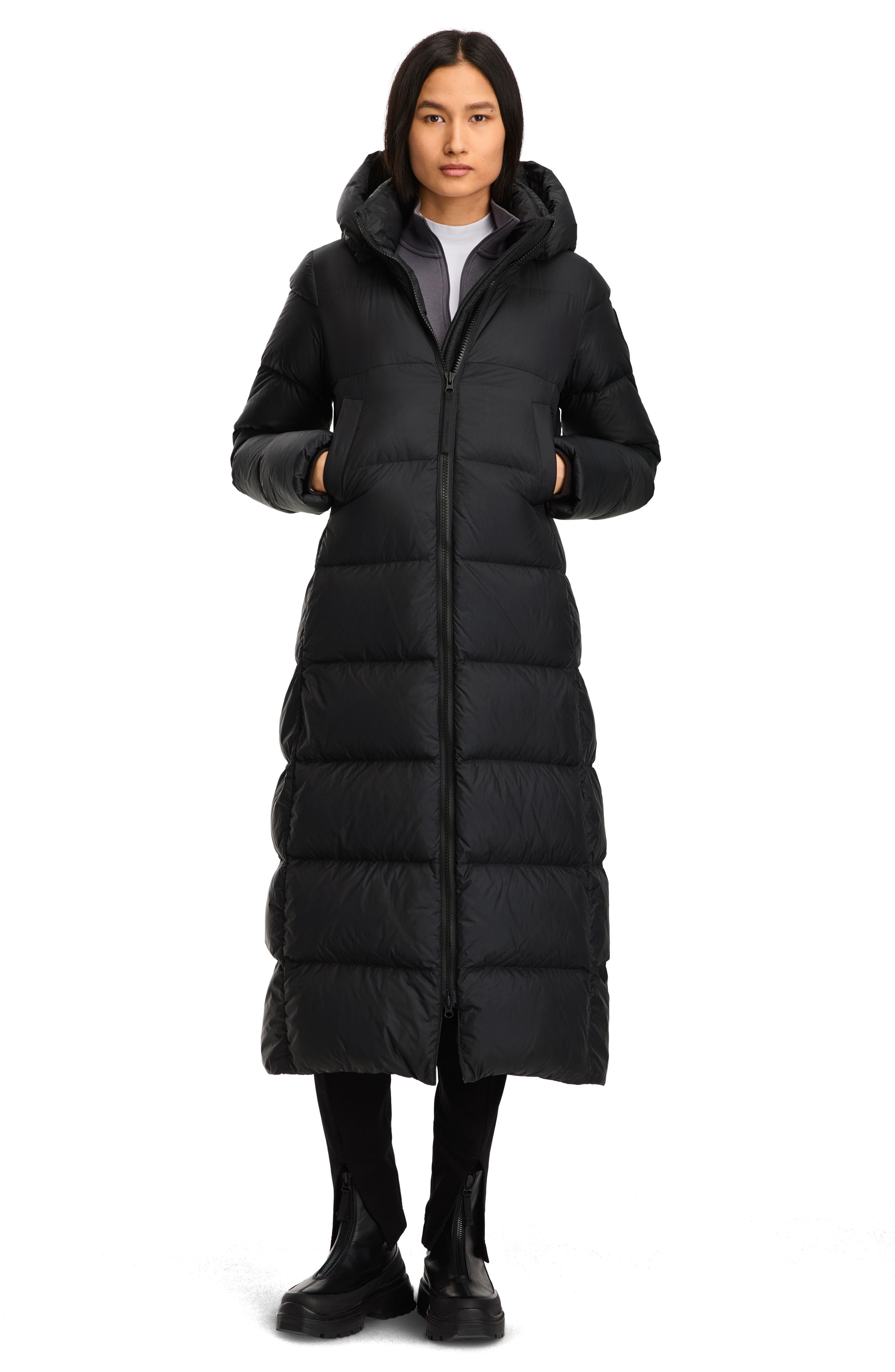 Canada Goose Mystique Tonal Label 750 Fill Power Down Long Puffer Coat ...