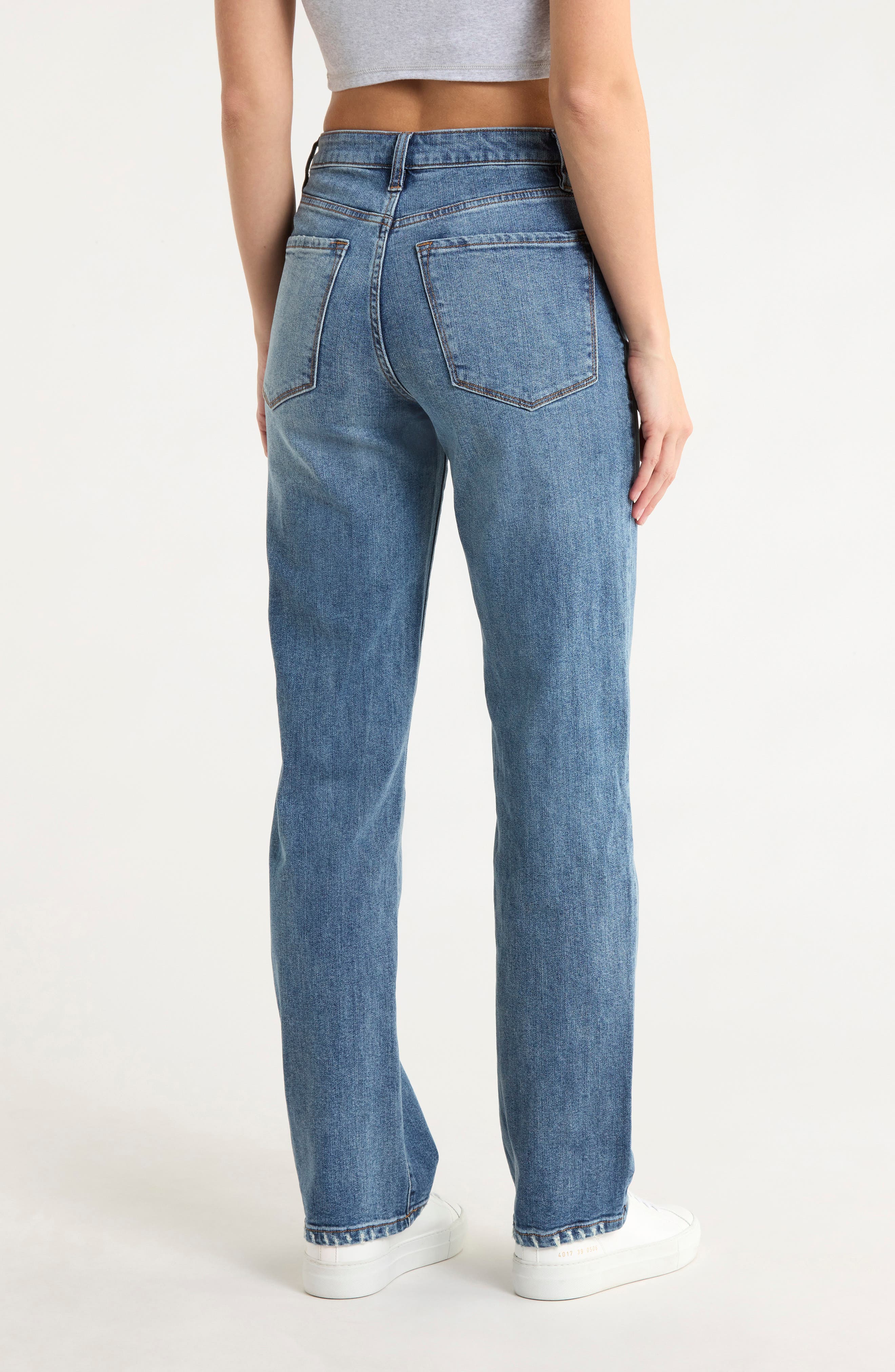 STS Blue Alison High Rise Straight Leg Jeans | Nordstromrack