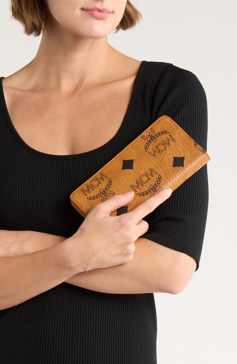 MCM Aren Monogram Contintental Wallet | Nordstromrack