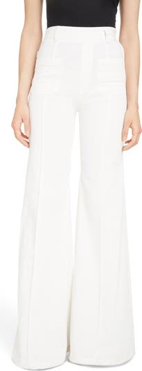 Chloé Patch Pocket Flare Jeans | Nordstrom