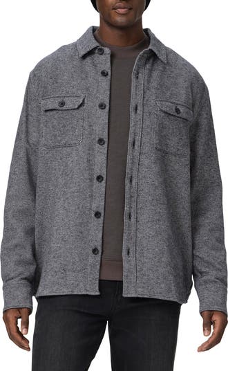 PAIGE Wilbur Brushed Overshirt | Nordstromrack