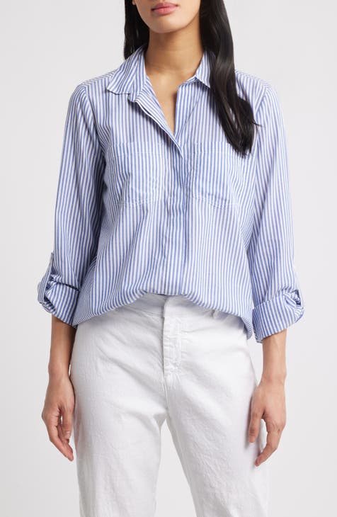 Women's Button-Up Striped Tops | Nordstrom