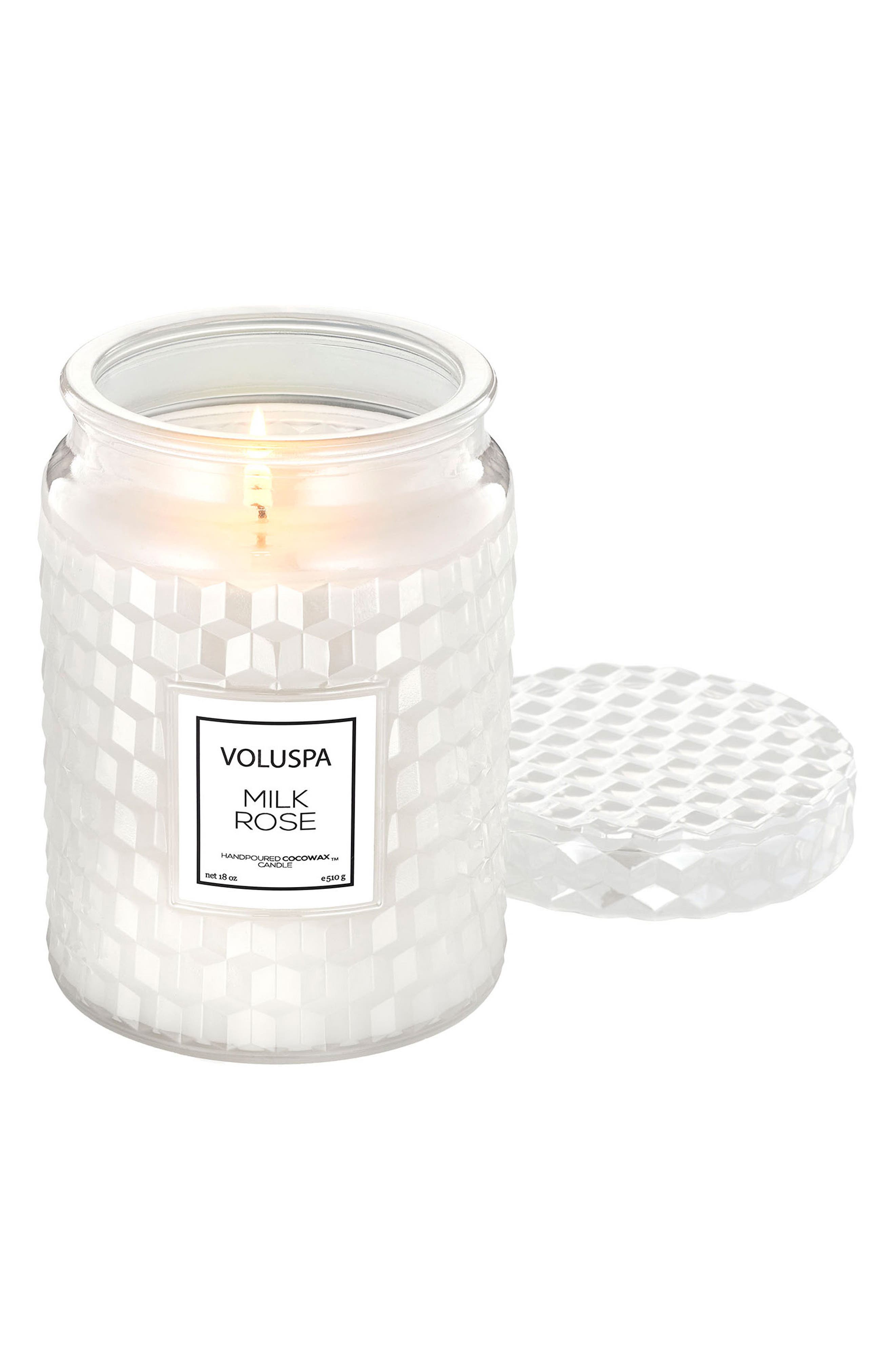 Voluspa Milk Rose Large Jar Candle | Nordstrom