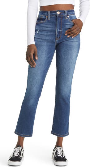 STS Blue Paisley Straight Leg High Waist Jeans | Nordstrom
