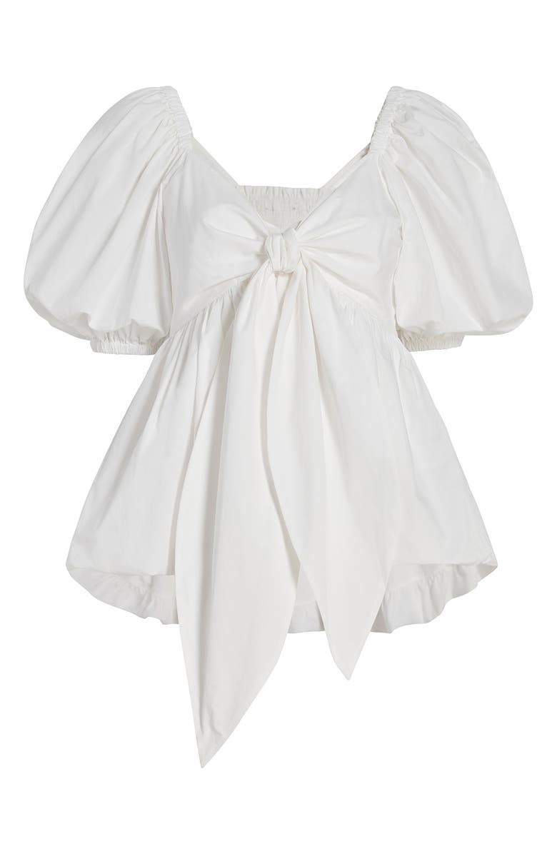 Toccin Tie Front Cotton Bubble Top | Nordstromrack