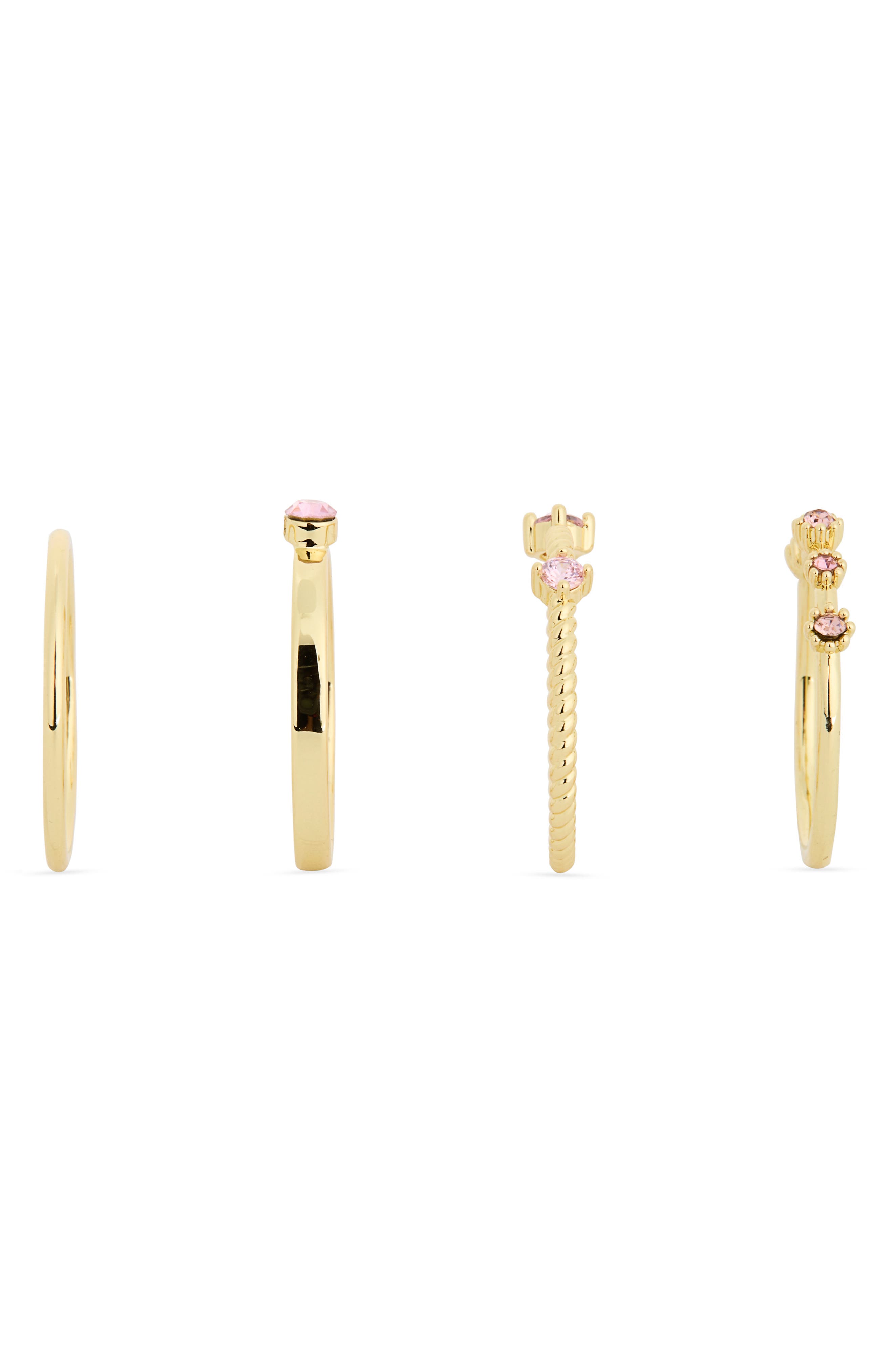 Textured Stackable Ring Set