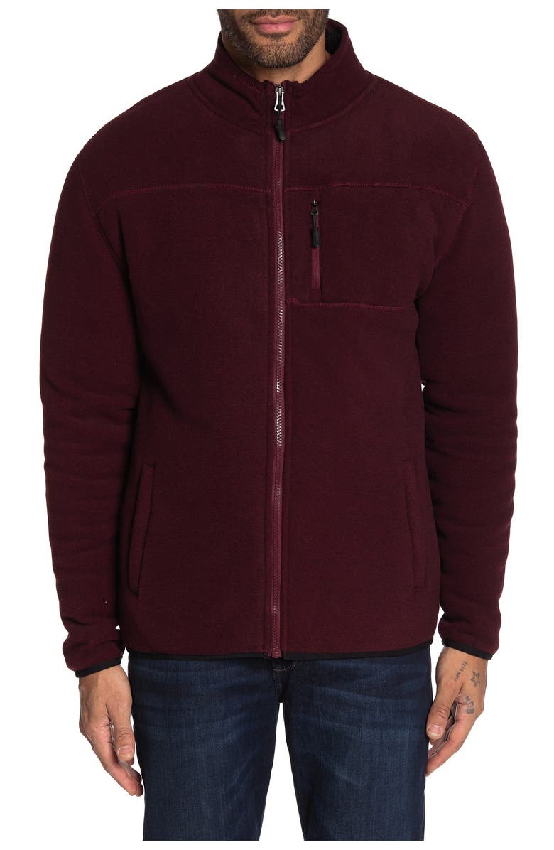 Weatherproof® Faux Shearling Lined Funnel Neck Jacket | Nordstromrack
