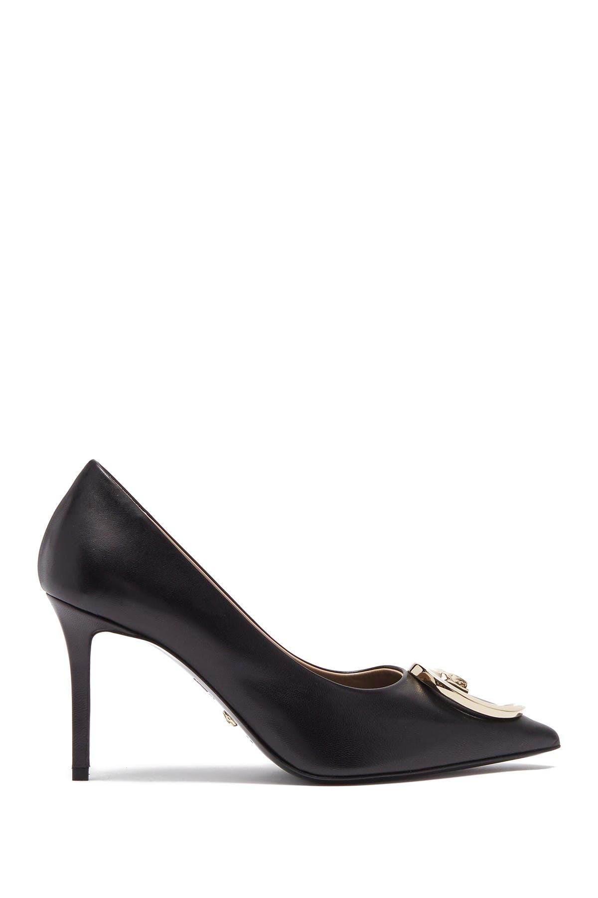 Roberto Cavalli Pointed Toe Snake Accented Stiletto | Nordstromrack
