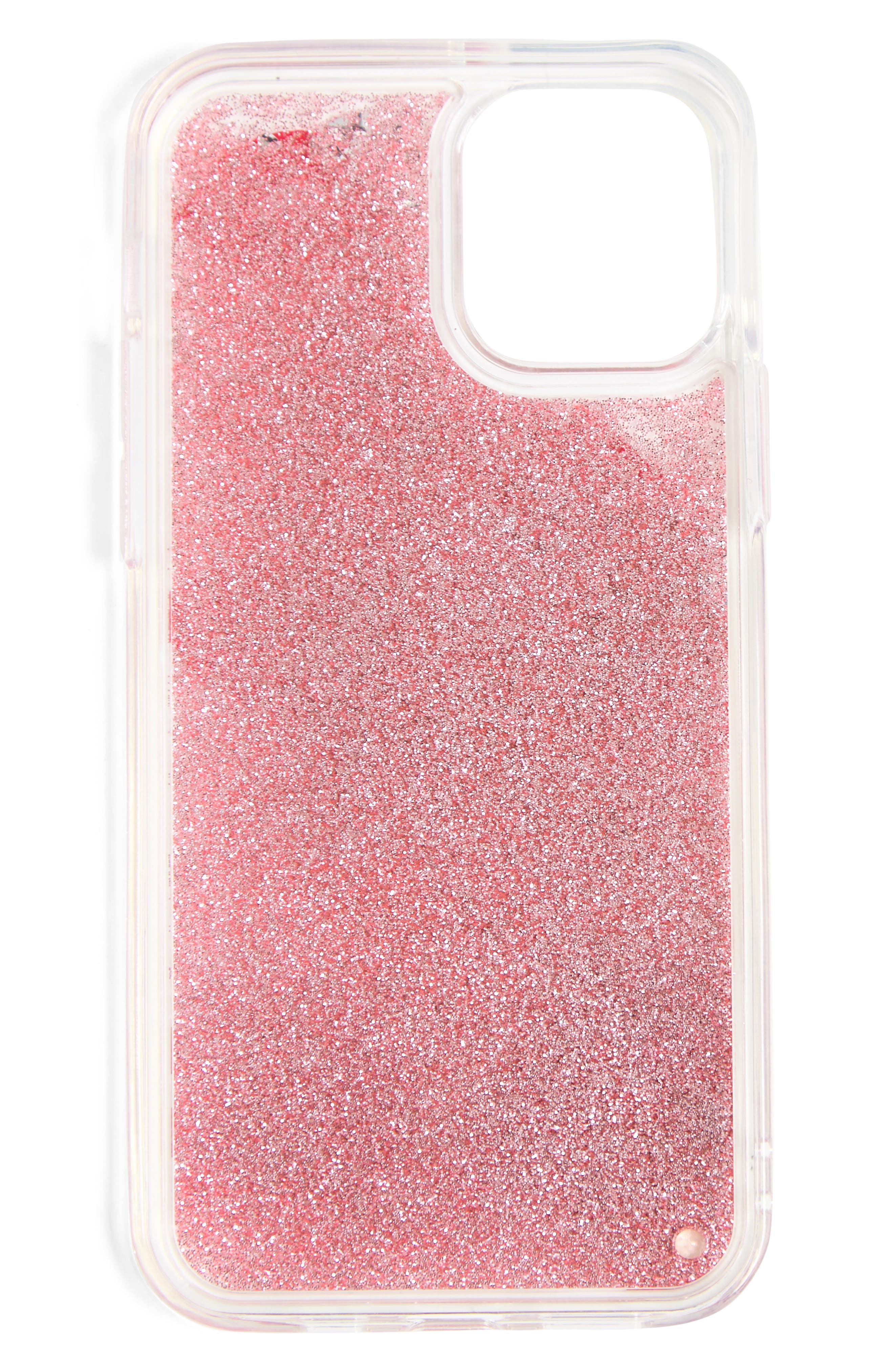 Kate Spade New York lips liquid glitter iPhone 12 pro max case ...
