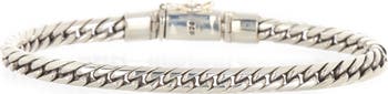 SAMUEL B. Sterling Silver Woven Chain Bracelet | Nordstromrack