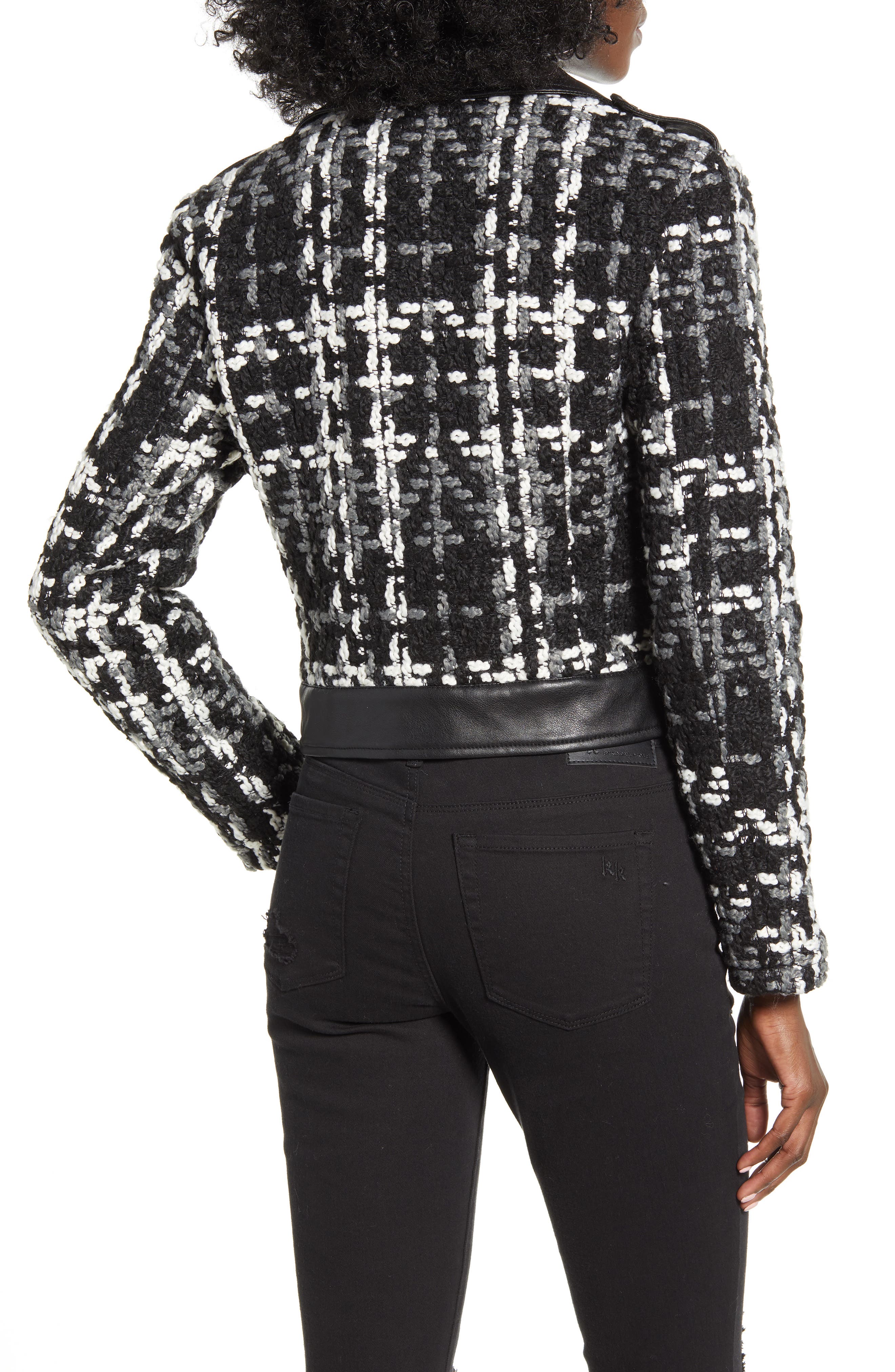 Vigoss Tweed Moto Jacket | Nordstrom