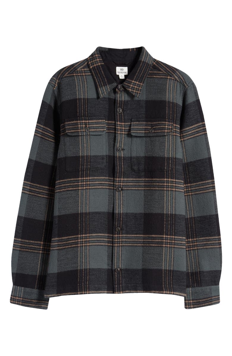 tentree Heavyweight Flannel Shirt Jacket | Nordstrom
