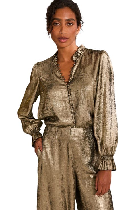 Women's Metallic Tops | Nordstrom