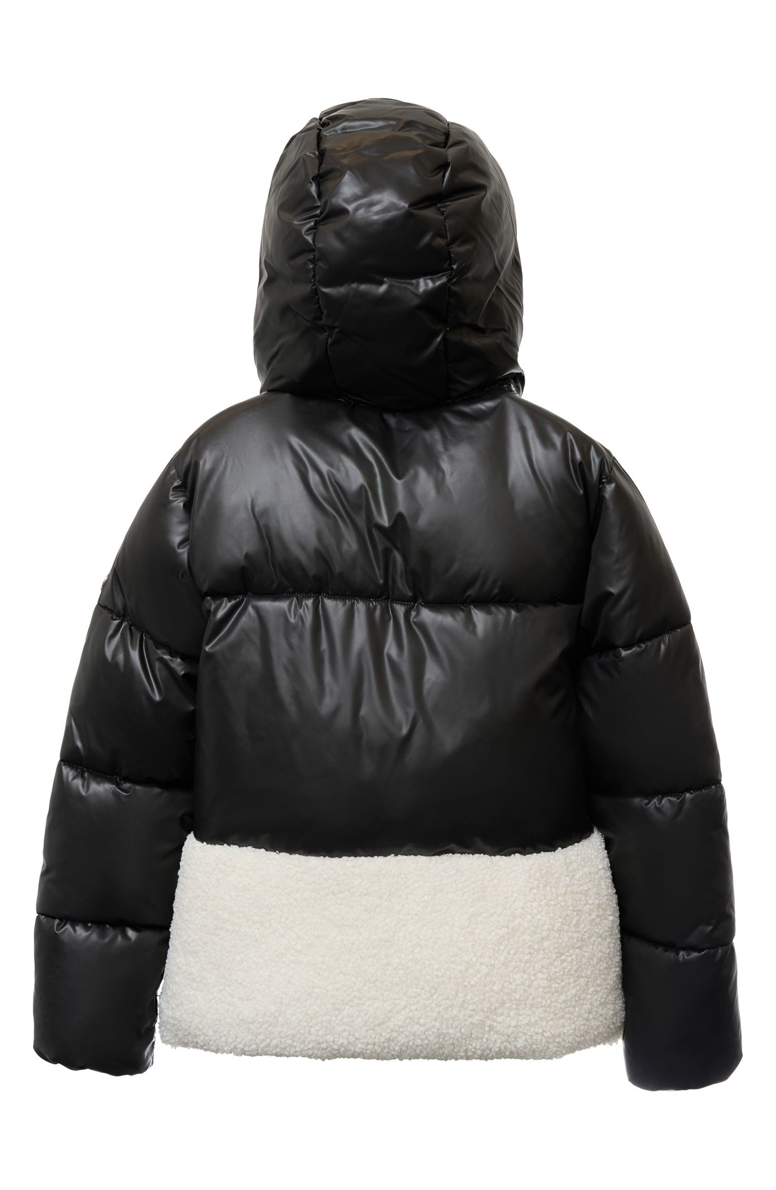 Michael Kors Kids' Faux Shearling Trim Puffer Jacket | Nordstromrack