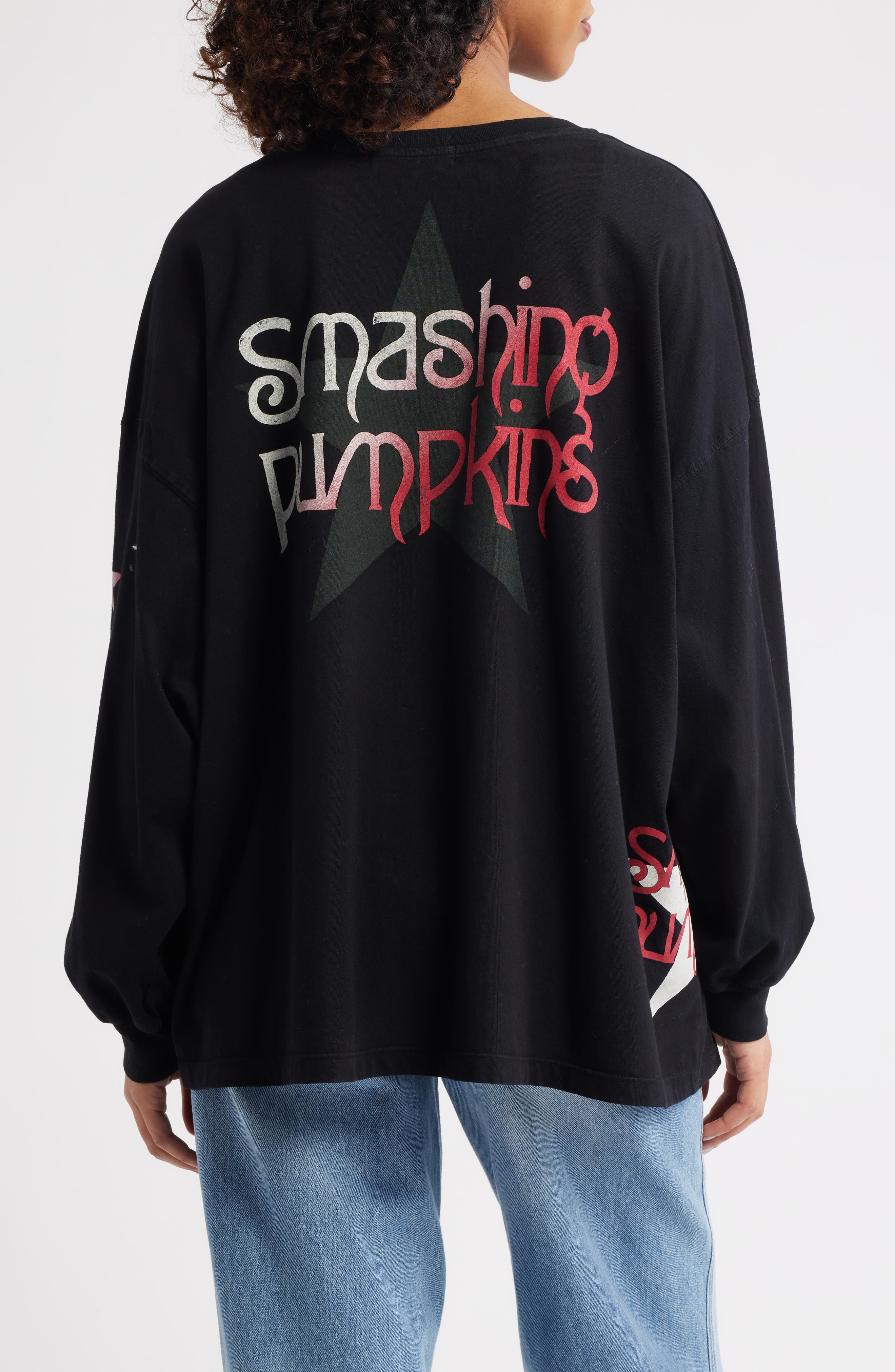 Daydreamer Smashing Pumpkins Big Star Long Sleeve Cotton Graphic T ...