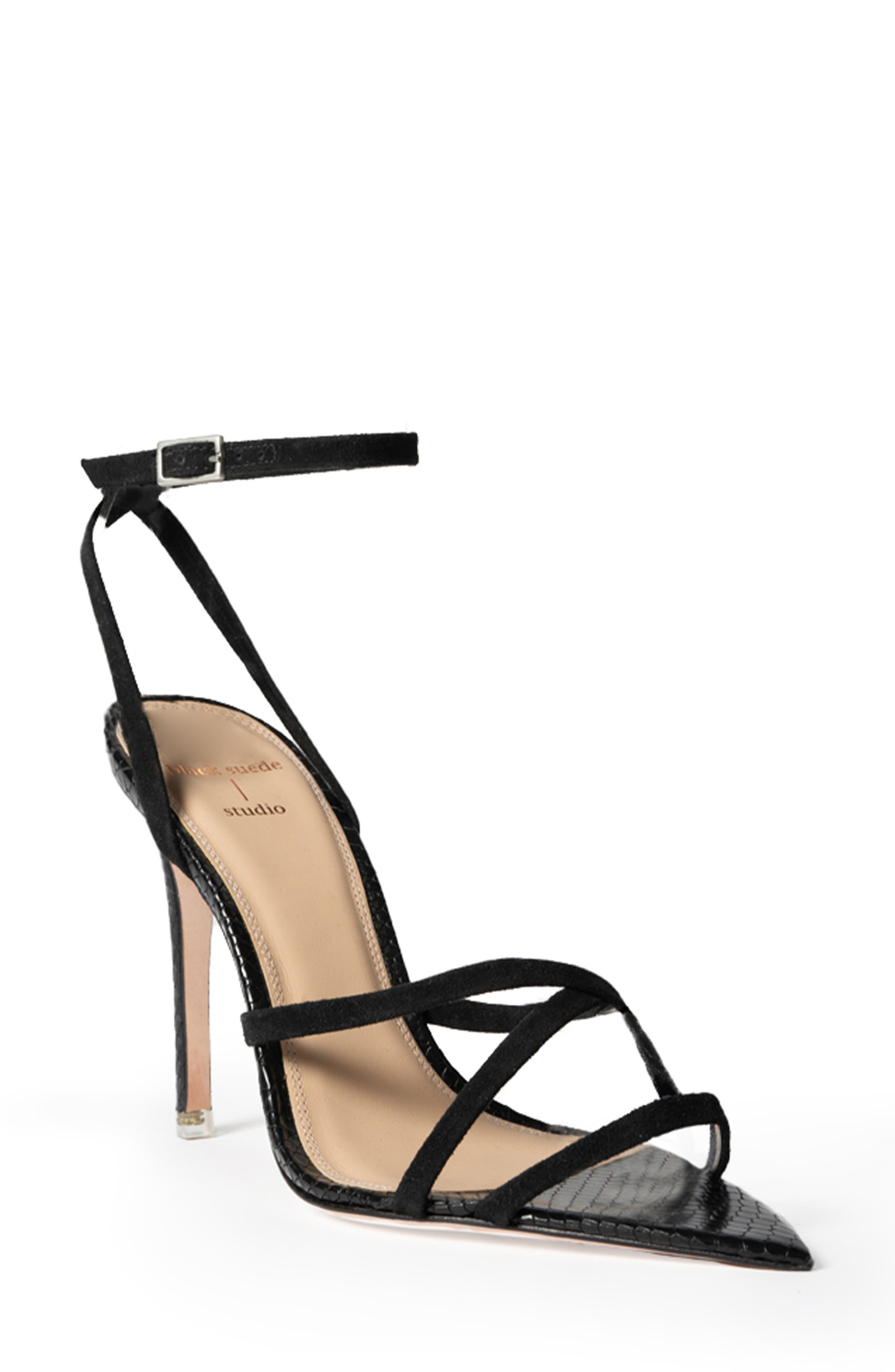 BLACK SUEDE STUDIO Kris Ankle Strap Sandal (Women) | Nordstrom