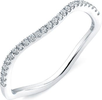Bony Levy Stackable Wavy Diamond Ring | Nordstrom