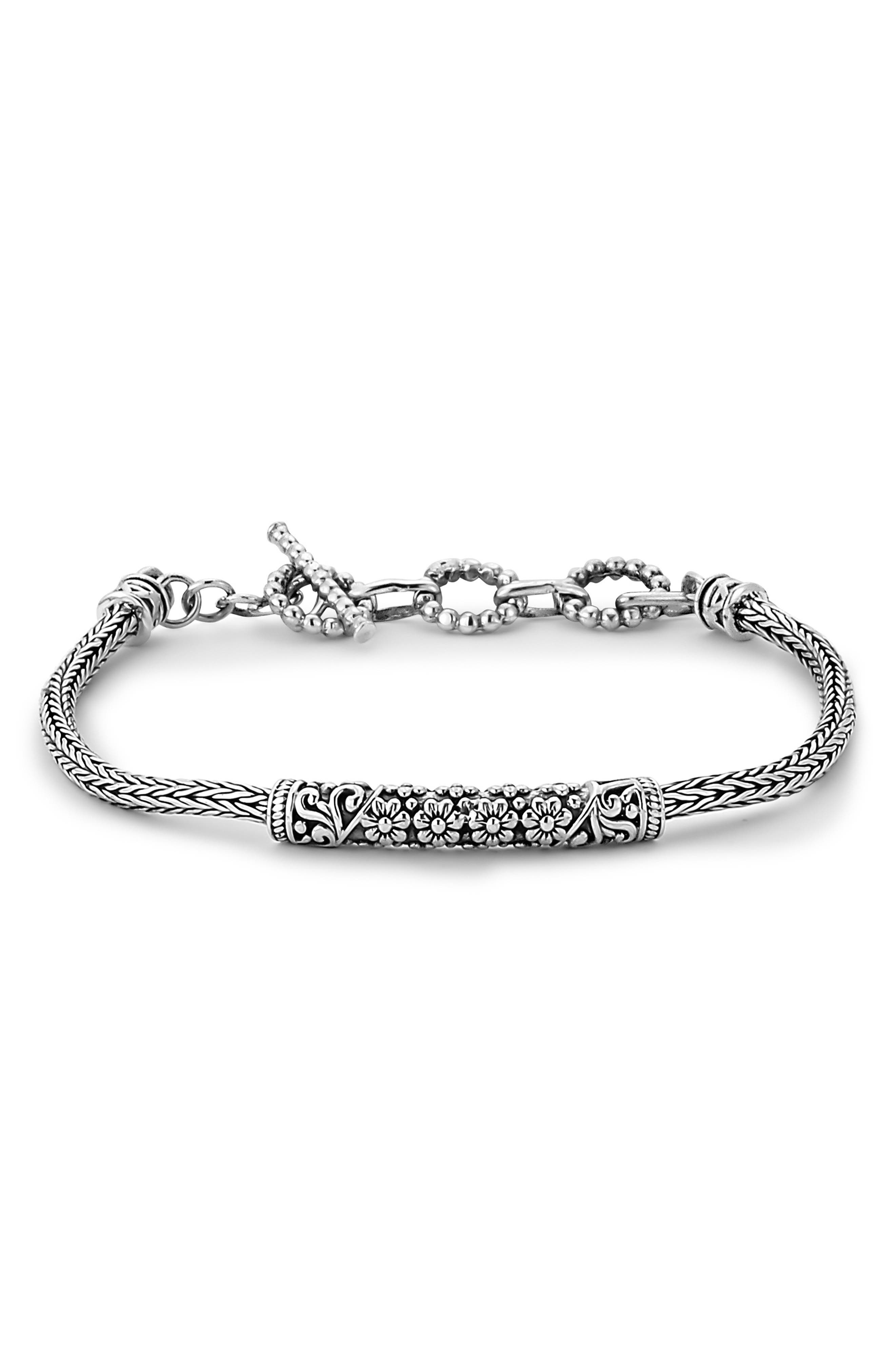 SAMUEL B. Tulang Naga Flower Bar Bracelet | Nordstromrack