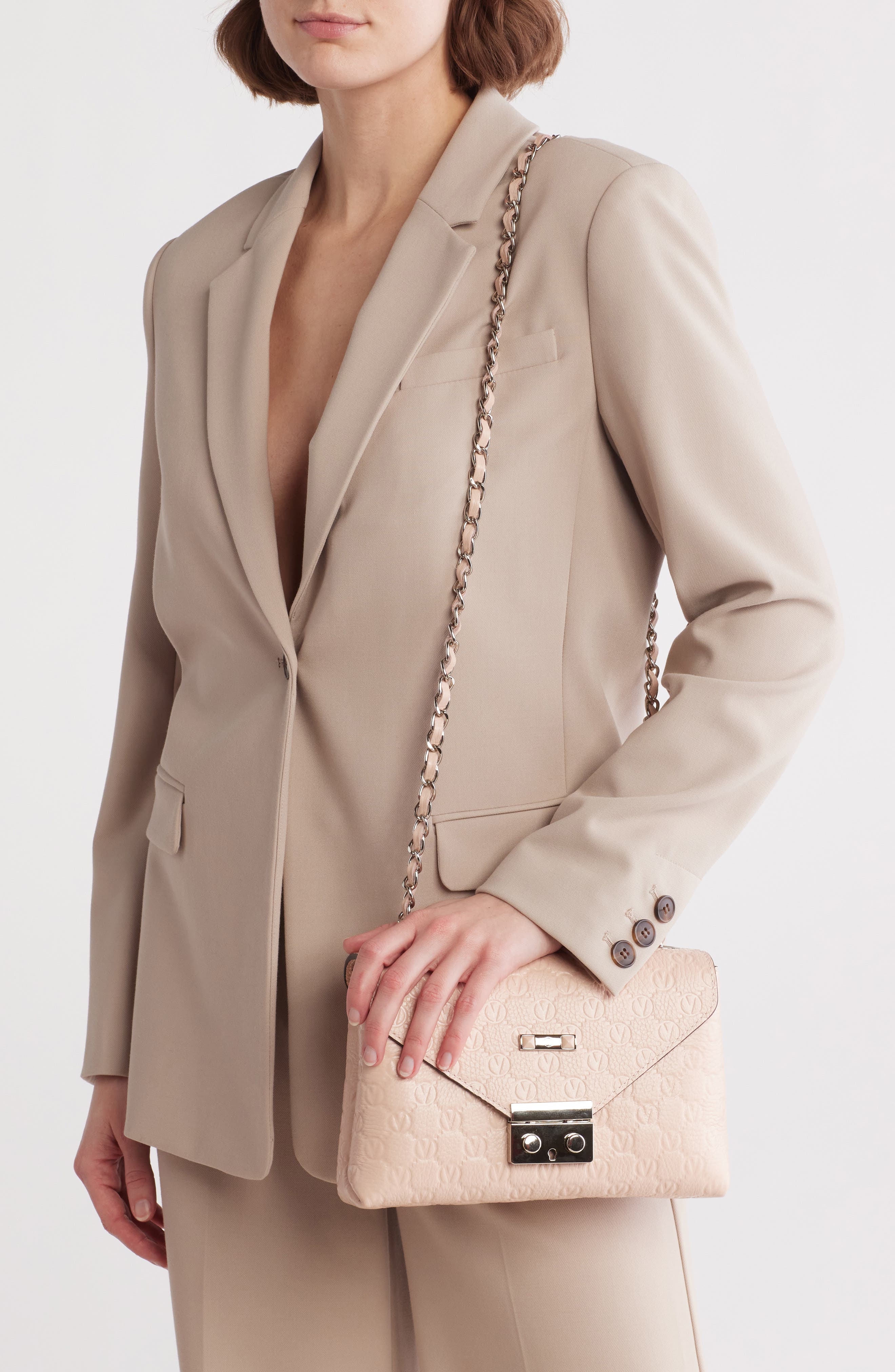 VALENTINO BY MARIO VALENTINO Isabelle Dollaro Monogram Crossbody Bag ...