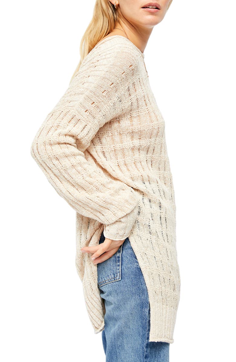 Free People Pretty in Pointelle Tunic Sweater | Nordstromrack