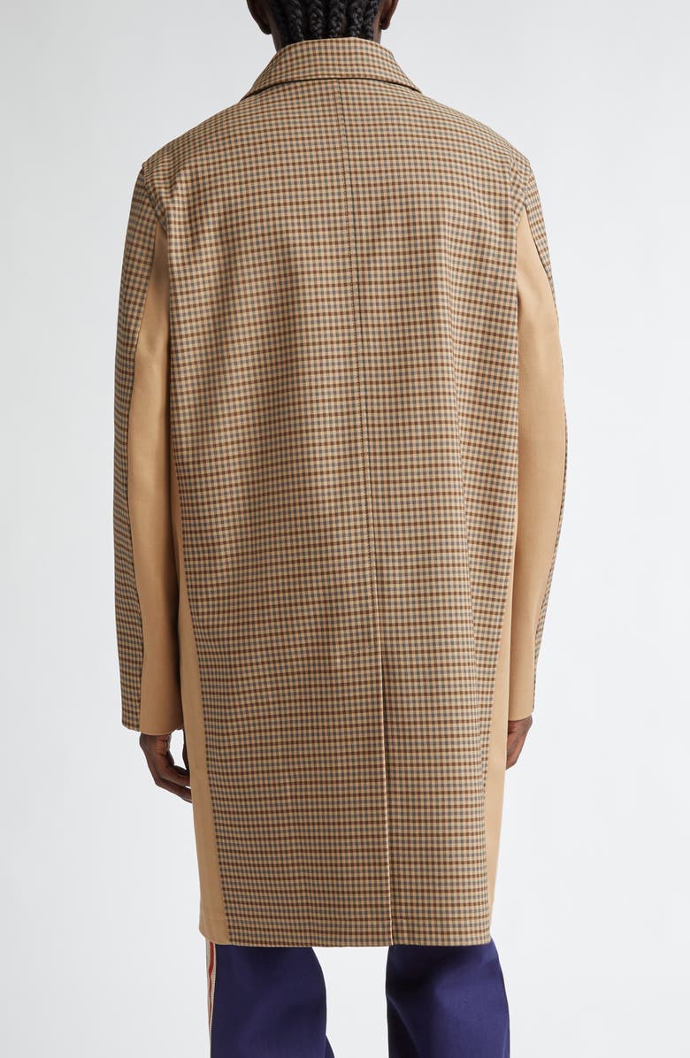 Wales Bonner Tenor Check Topcoat | Nordstrom