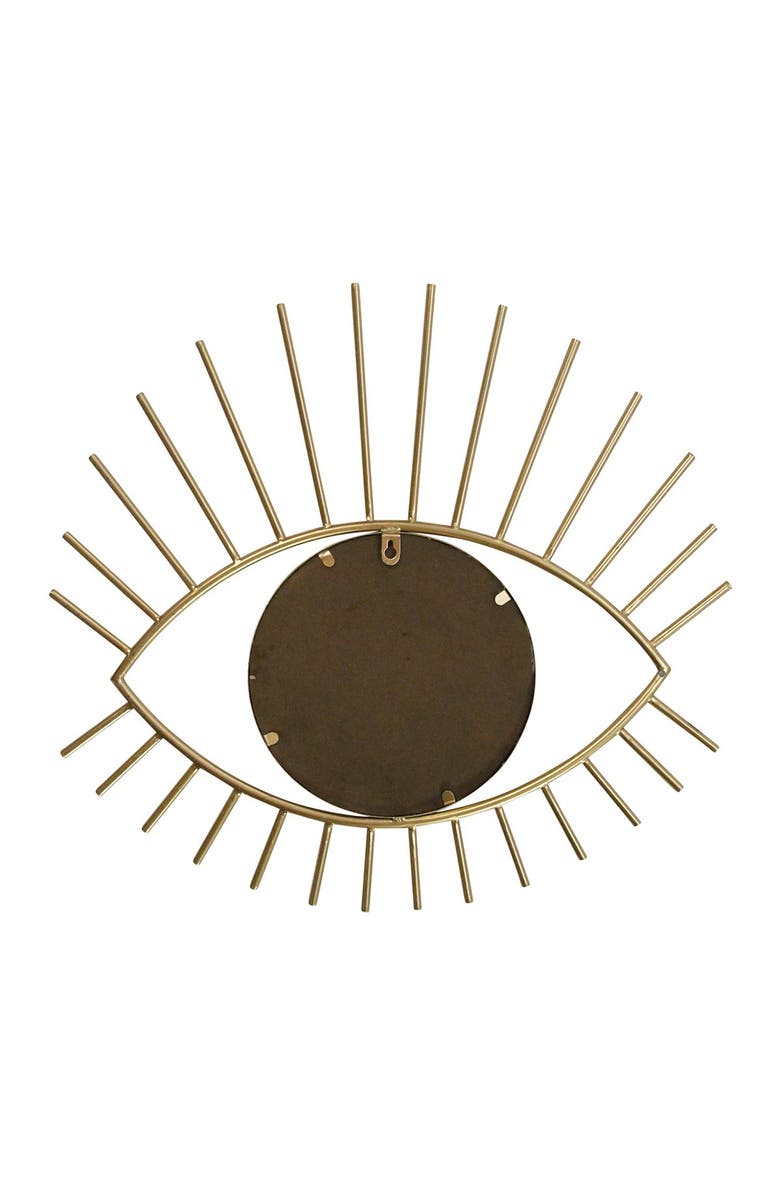 STRATTON HOME DECOR Gold Metal Eye Wall Mirror | Nordstromrack